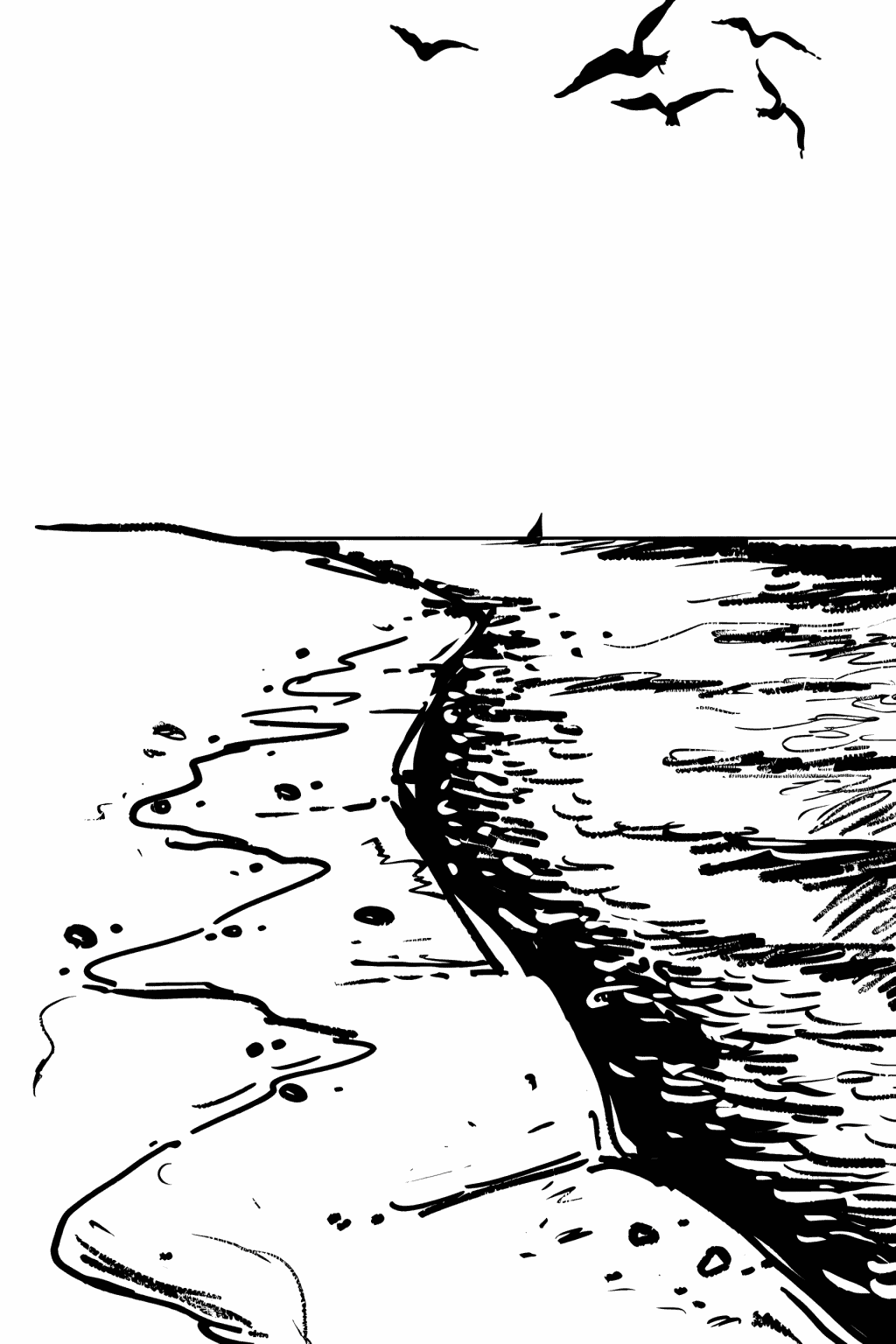 30 Easy Beach Summer Drawing Ideas - Brighter Craft