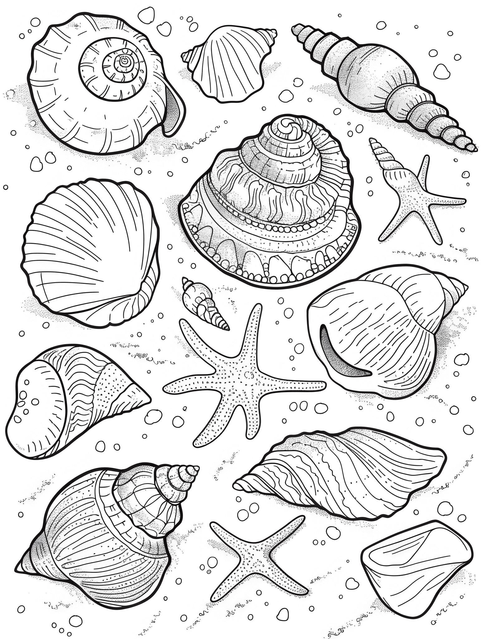 30 Best Beach Coloring Pages - Brighter Craft