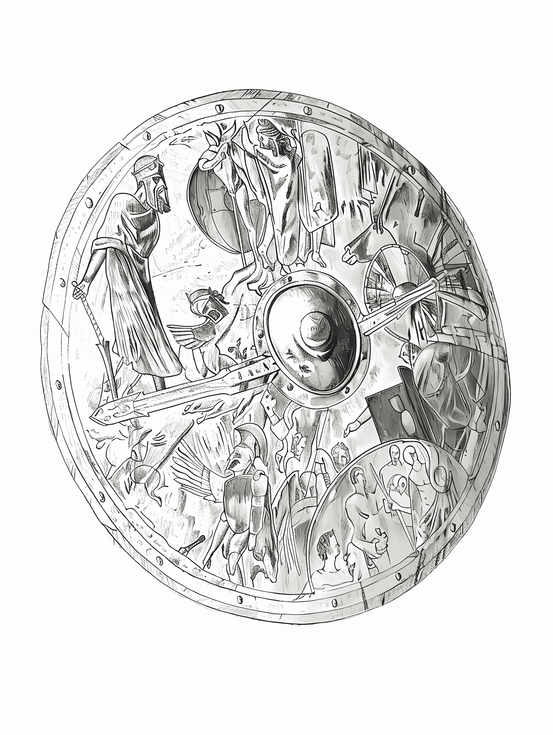 30 Incredible Greek Drawing Ideas - Brighter Craft