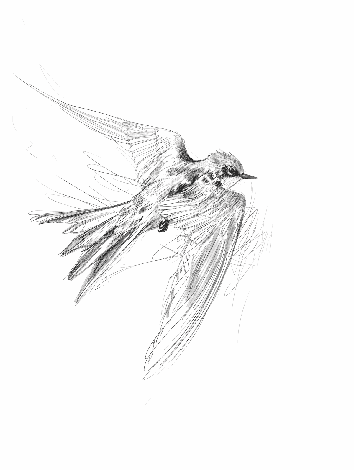 30 Easy Bird Sketch Drawing Ideas - Brighter Craft