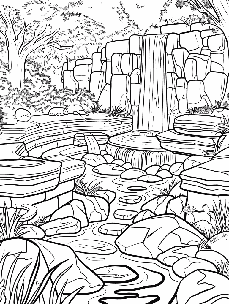 Free Summer Garden Coloring Pages: 30 Printable Flower & Nature Designs ...