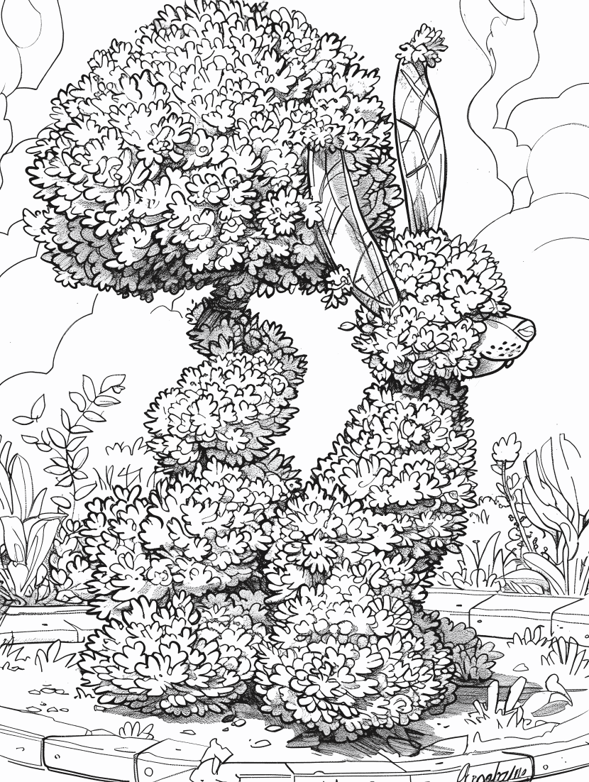 30 Summer Garden Coloring Pages - Brighter Craft