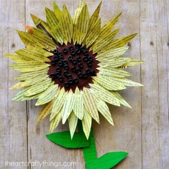 25 Easy & Simple DIY Sunflower Crafts - Brighter Craft