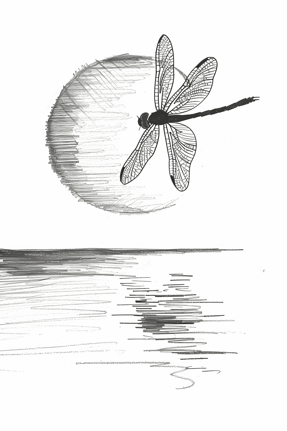 30 Beautiful Dragonfly Drawing Ideas - Brighter Craft
