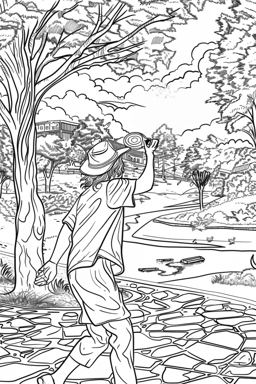 30 Groovy Hippie Coloring Pages - Brighter Craft