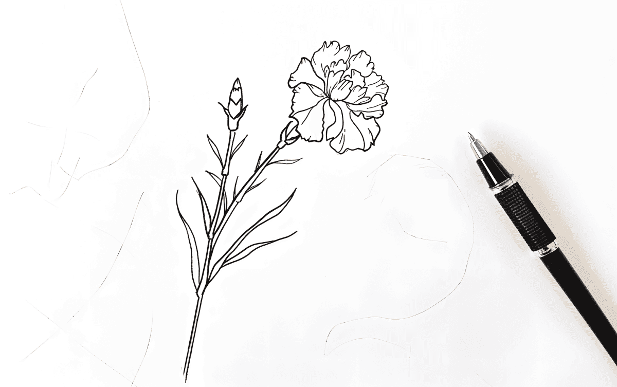 30 Fun & Easy Plant Doodle Drawings - Brighter Craft