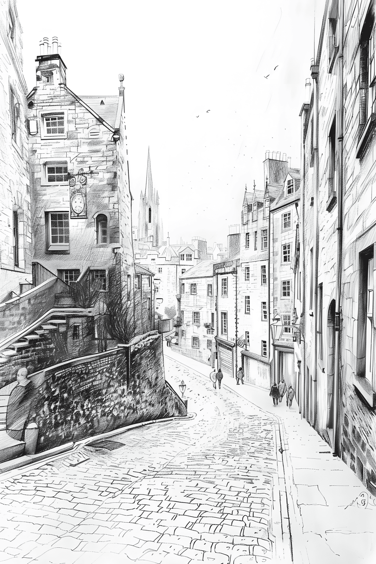25 Stunning Cityscape Sketches to Capture Urban Beauty - Brighter Craft