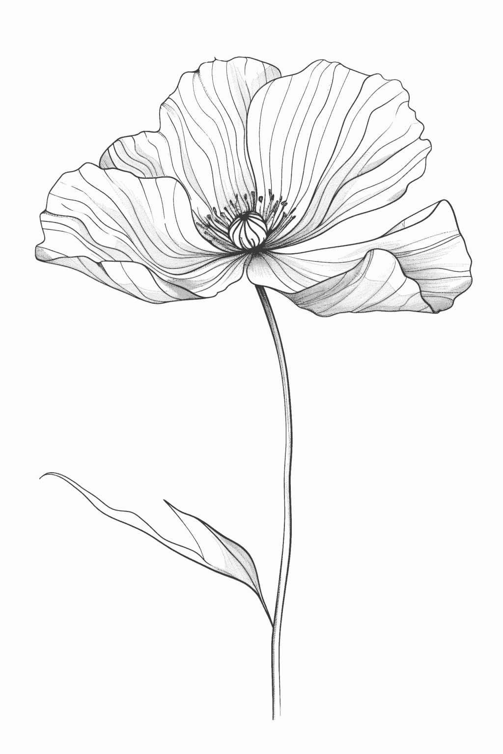 25 Flower Line Drawing Ideas and Tutorials for All Skill Levels ...