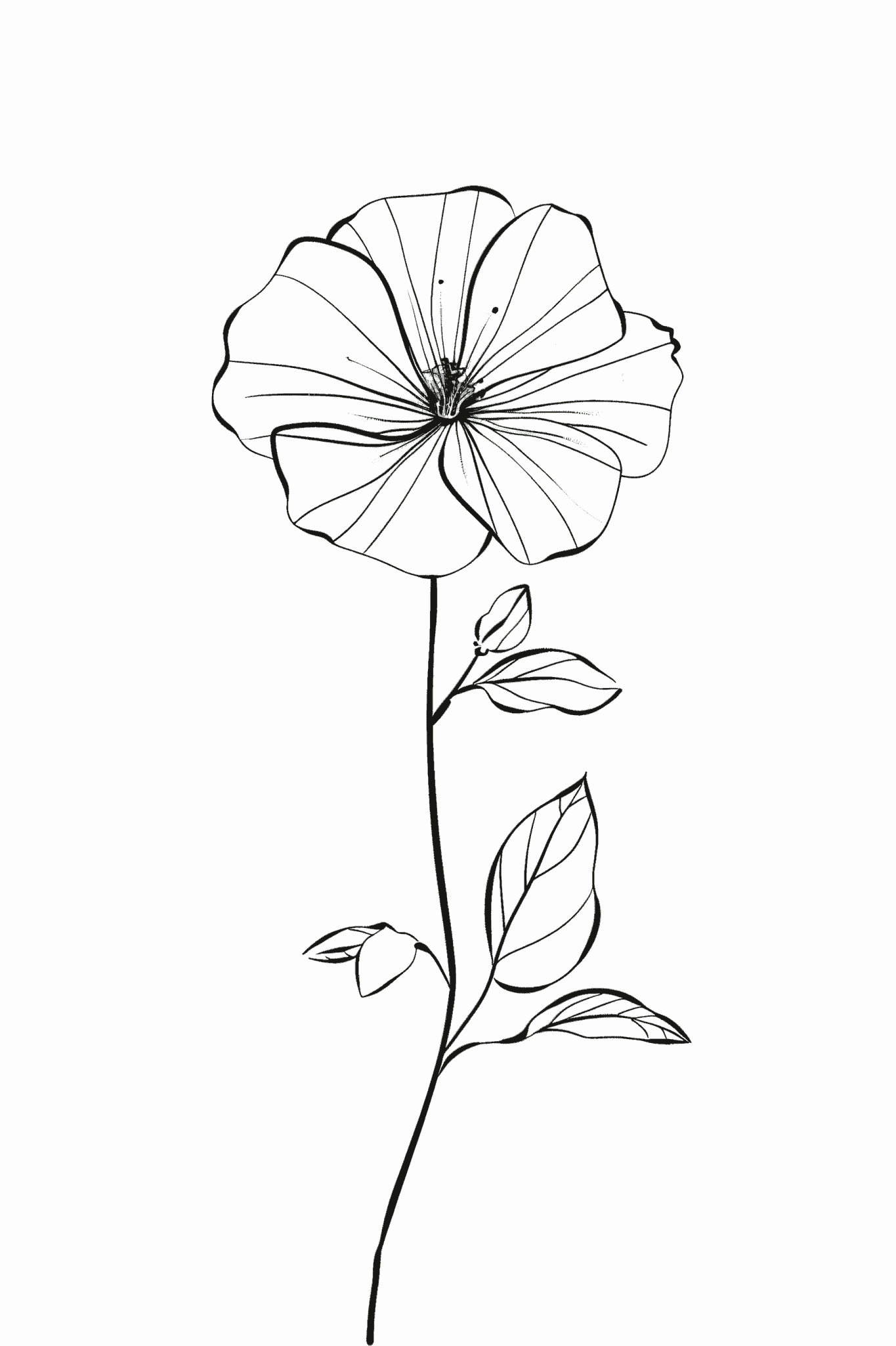 25 Flower Line Drawing Ideas and Tutorials for All Skill Levels ...