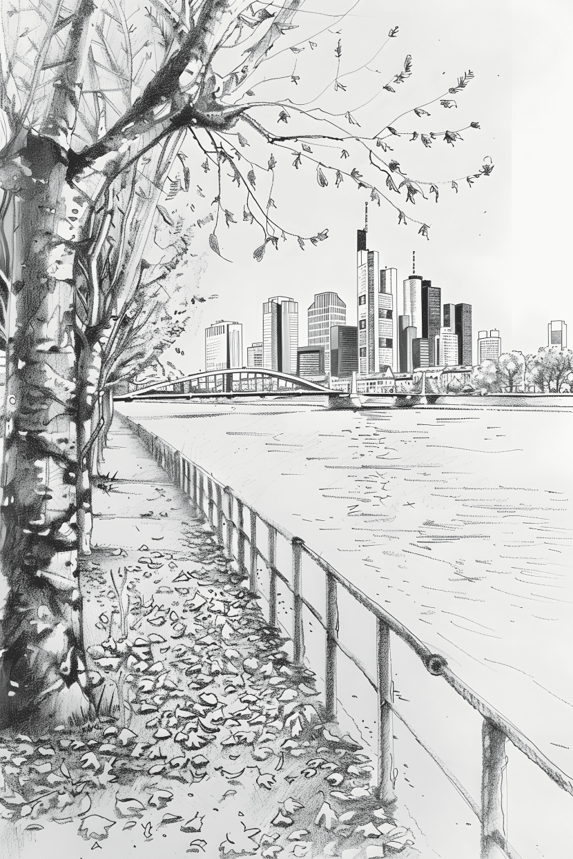 25 Stunning Cityscape Sketches to Capture Urban Beauty - Brighter Craft