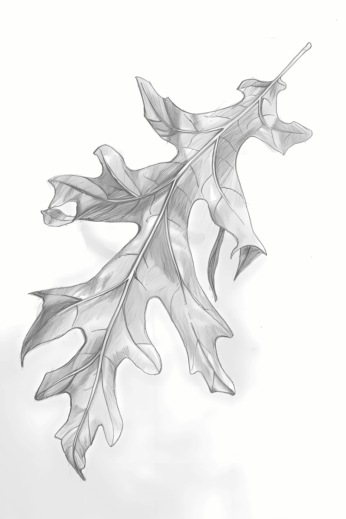 30 Botanical Leaf Drawing Ideas - Brighter Craft