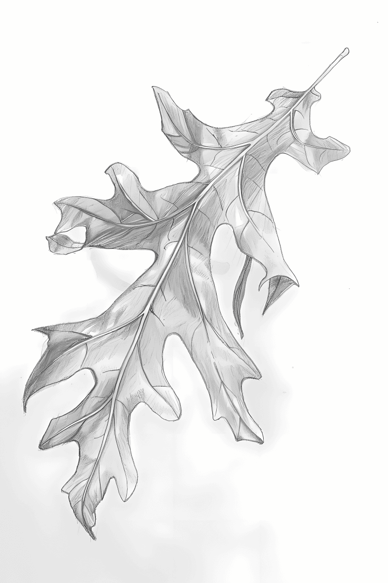 30 Botanical Leaf Drawing Ideas - Brighter Craft