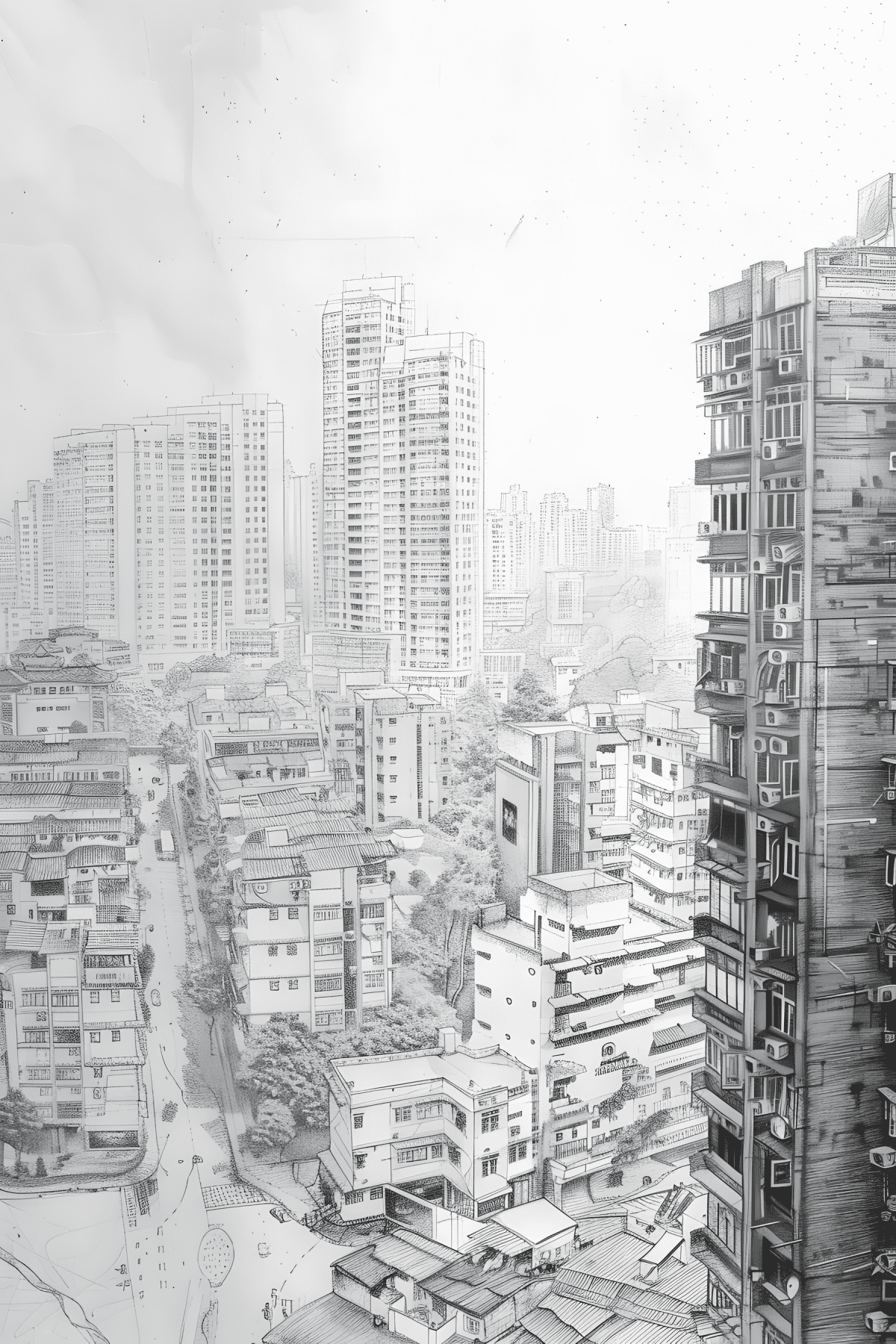 25 Stunning Cityscape Sketches to Capture Urban Beauty - Brighter Craft