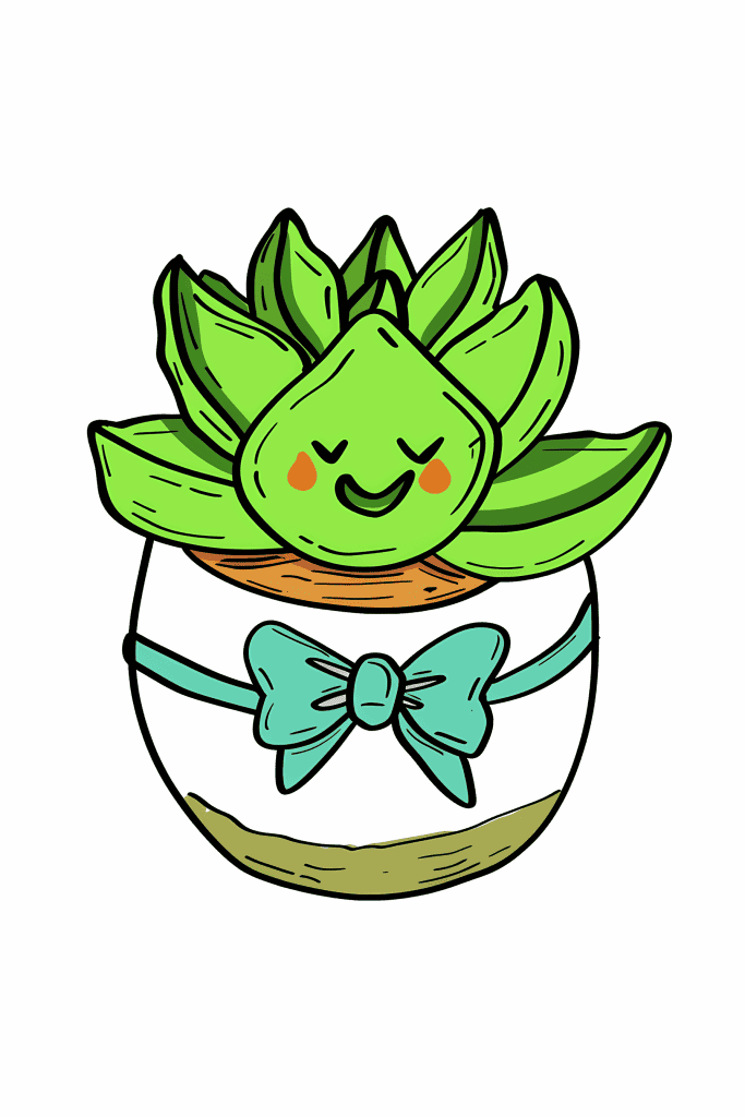 30 Cute Cactus & Succulents Doodles For Your Journal - Brighter Craft