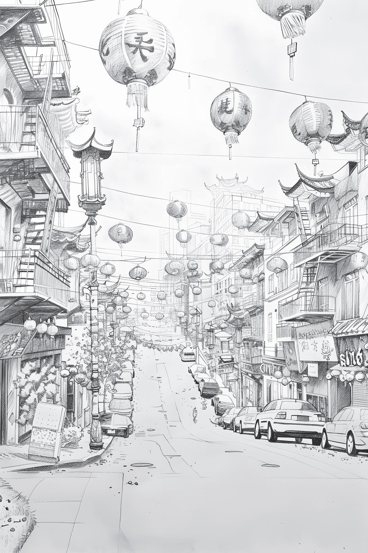 25 Stunning Cityscape Sketches to Capture Urban Beauty - Brighter Craft