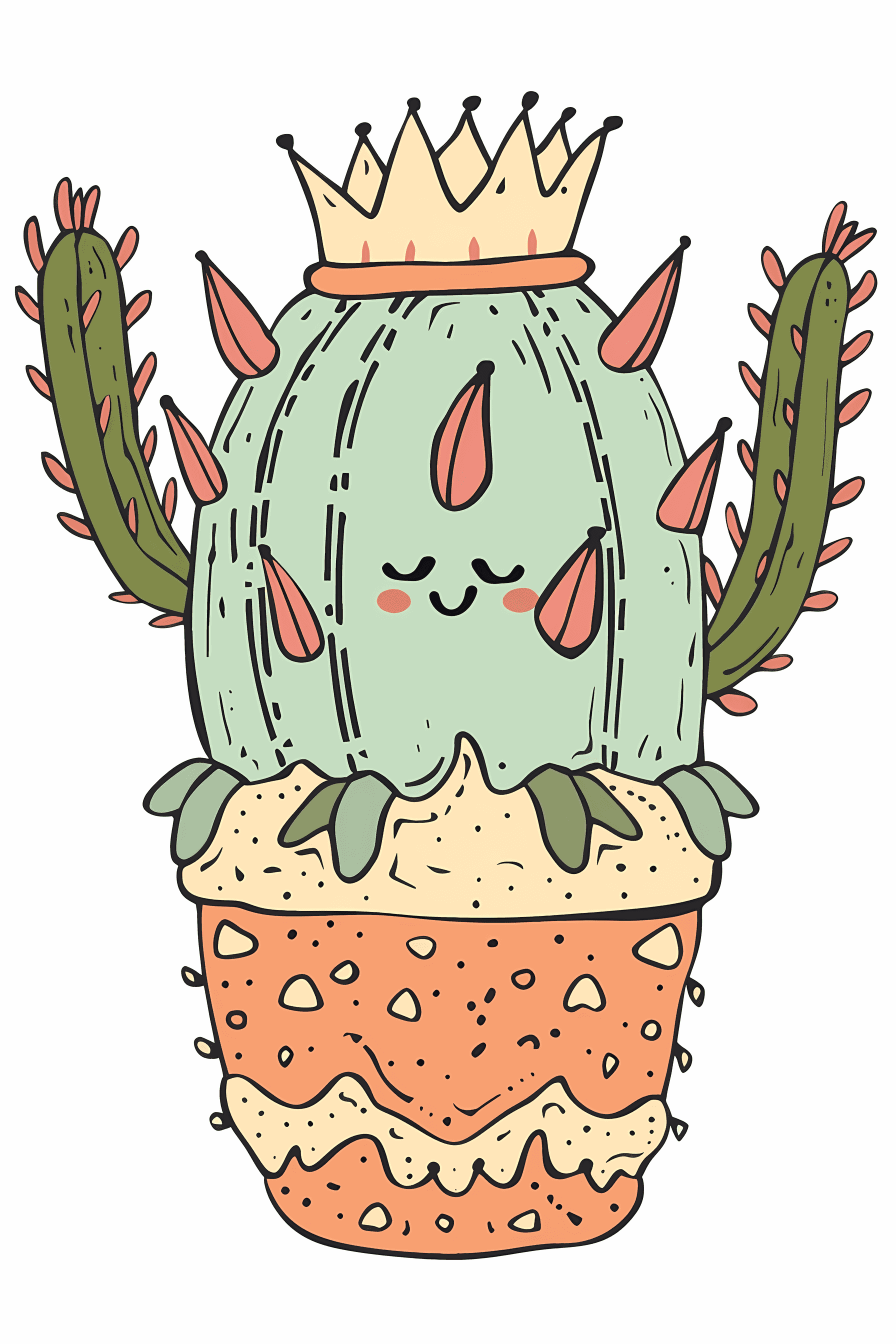 30 Cute Cactus & Succulents Doodles For Your Journal - Brighter Craft