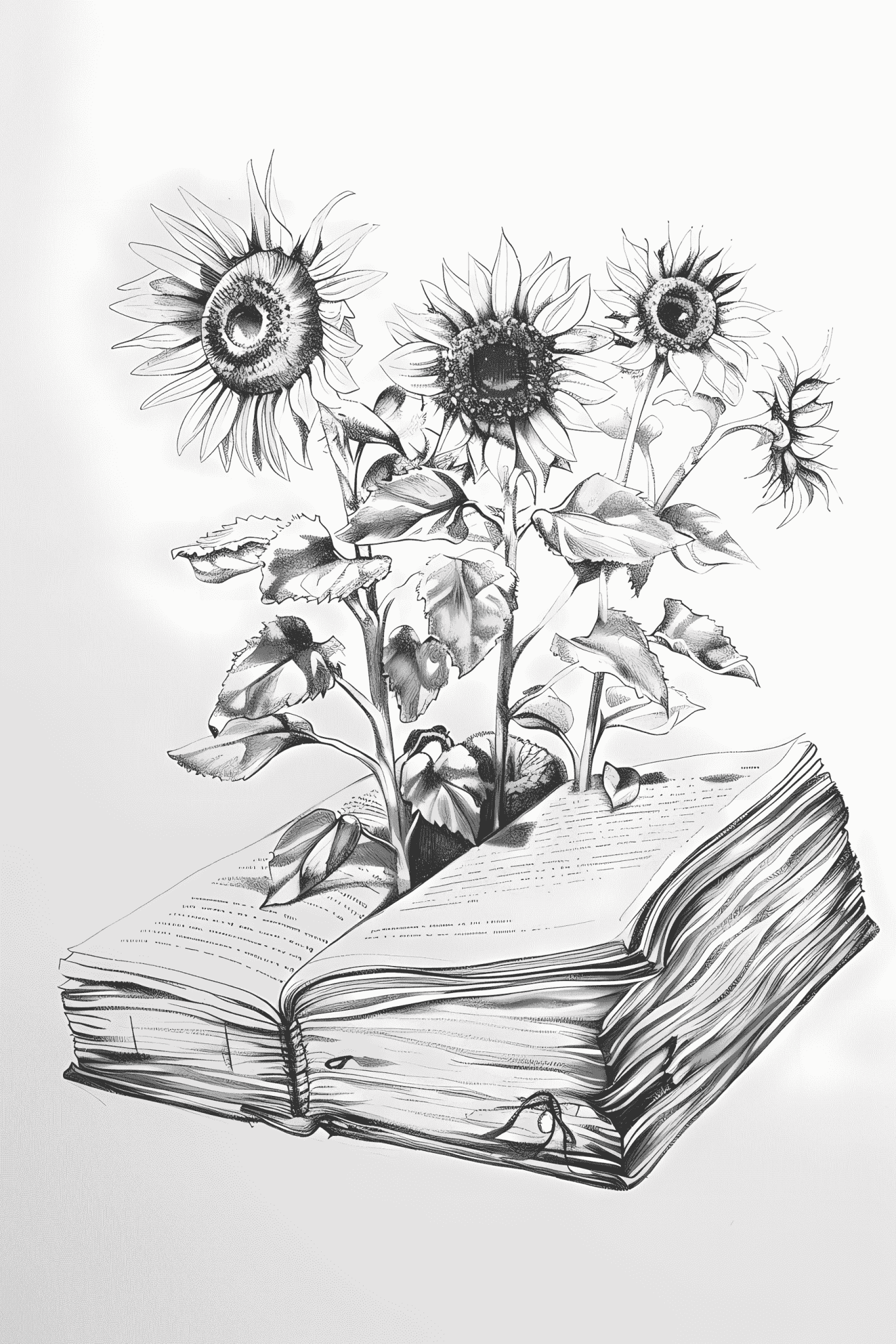 25 Sunflower Drawing Ideas to Brighten Your Sketchbook - Brighter Craft