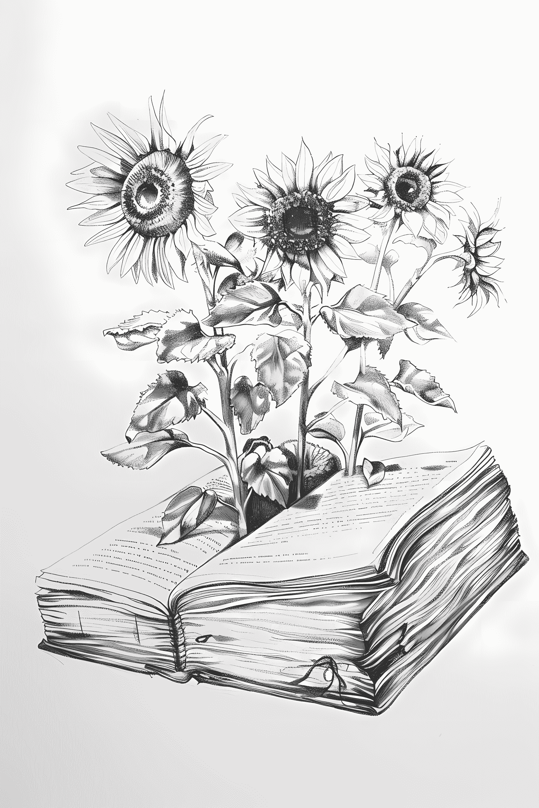 25 Sunflower Drawing Ideas to Brighten Your Sketchbook - Brighter Craft