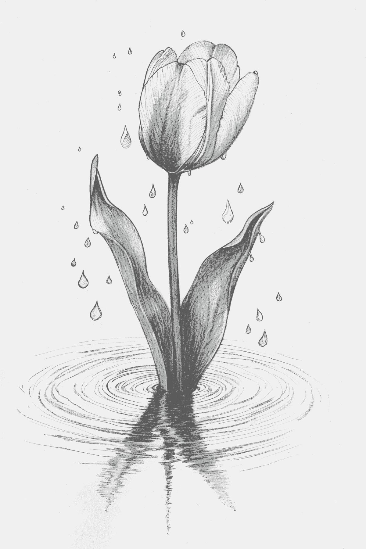 30 Tulip Drawing Tutorials for All Artists - Brighter Craft