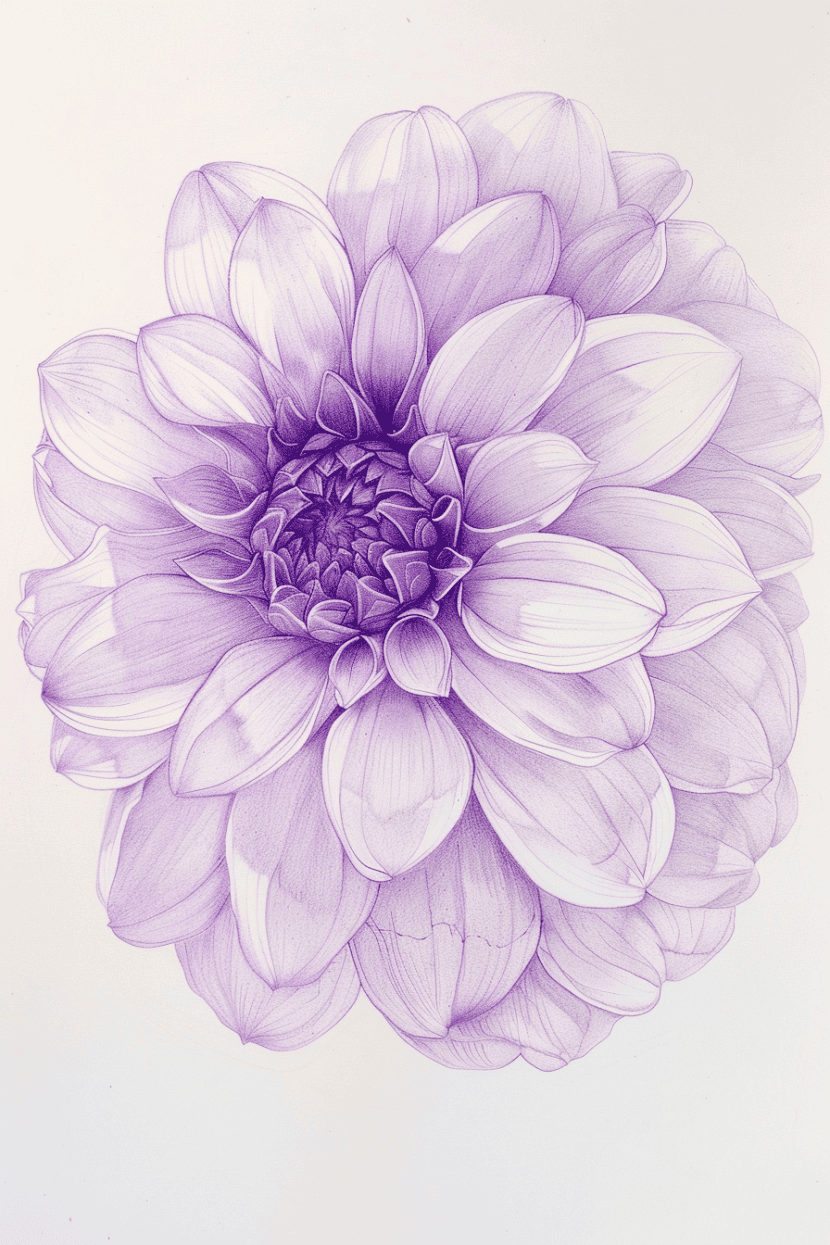 25 Vibrant Tropical Flower Drawing Ideas - Brighter Craft