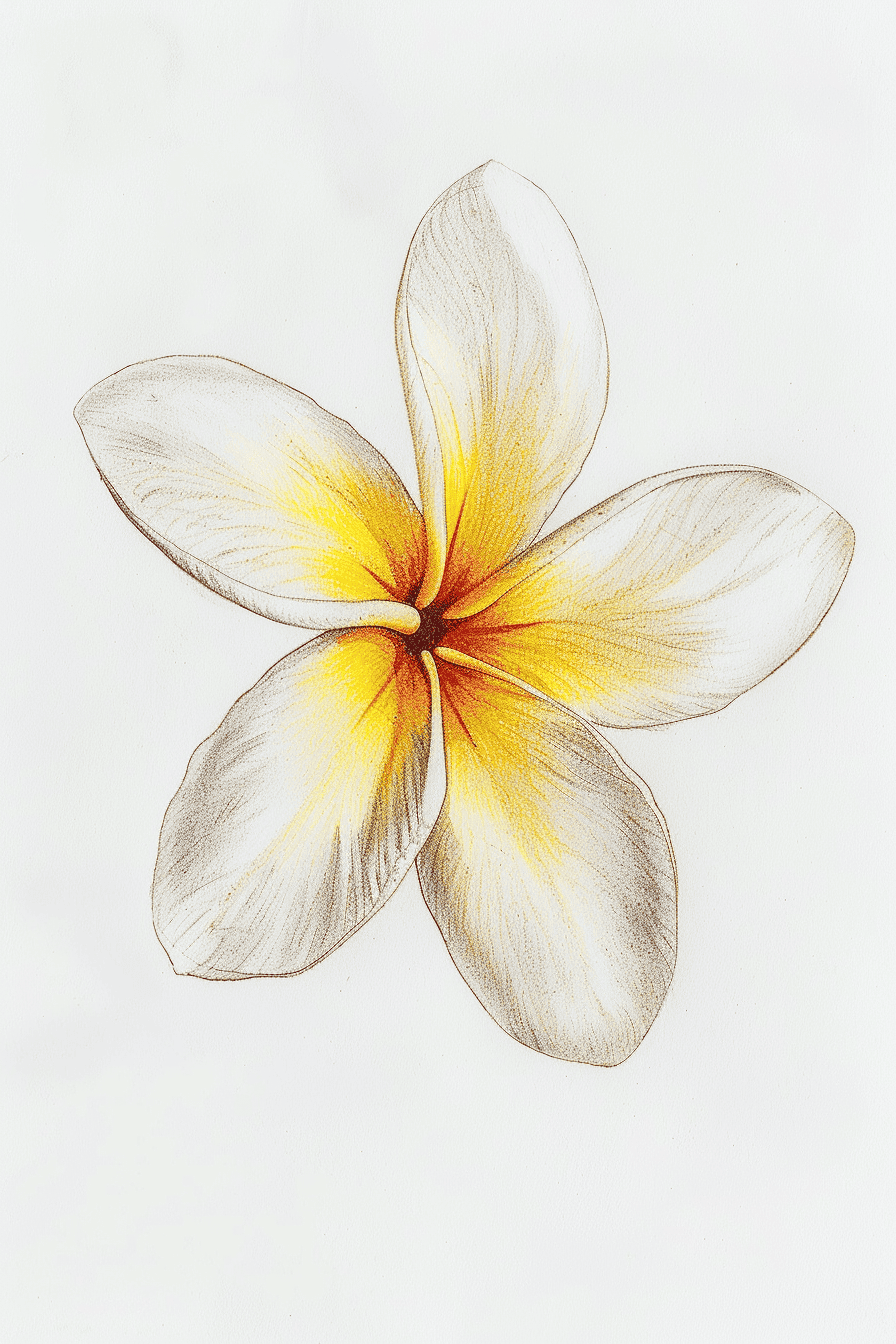 25 Vibrant Tropical Flower Drawing Ideas - Brighter Craft