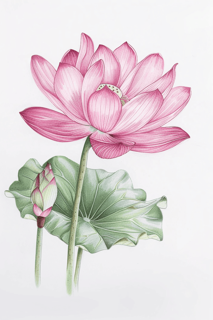 25 Vibrant Tropical Flower Drawing Ideas - Brighter Craft