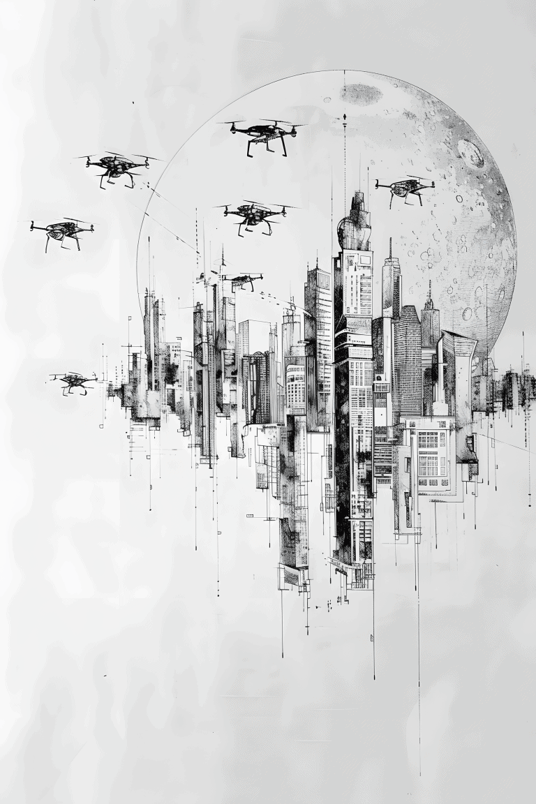 20 Futuristic Cityscape Drawing Ideas - Brighter Craft