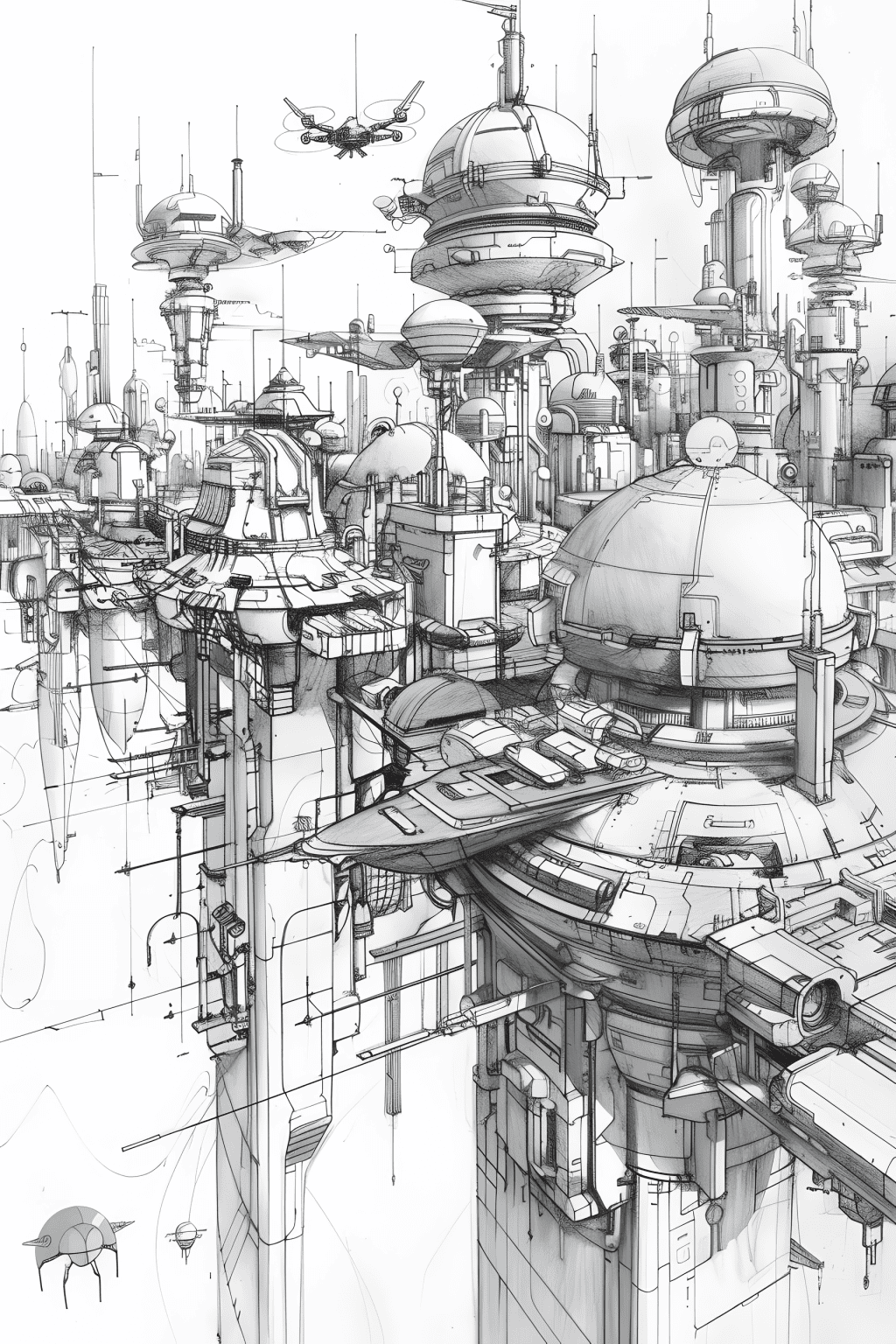20 Futuristic Cityscape Drawing Ideas - Brighter Craft