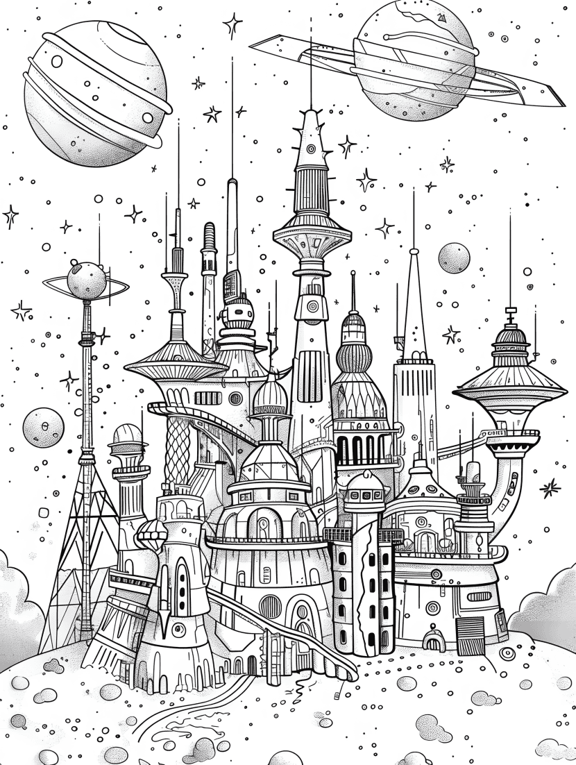 30 Castle Coloring Pages for Imaginative Kids - Brighter Craft