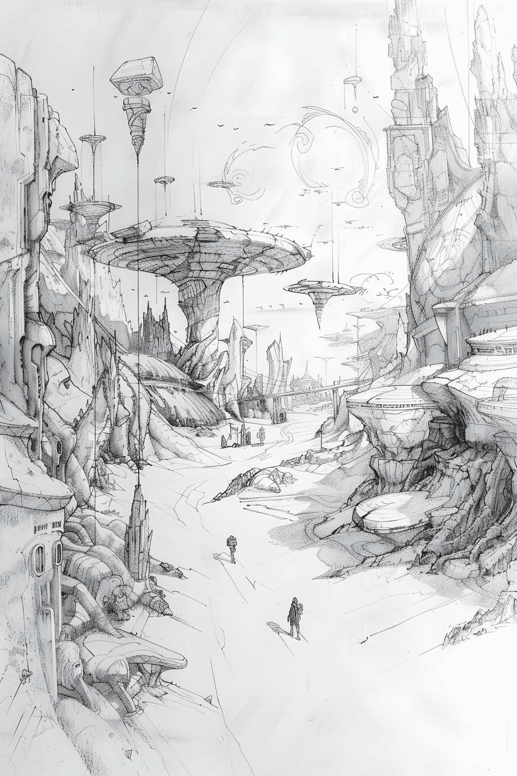 20 Futuristic Cityscape Drawing Ideas - Brighter Craft