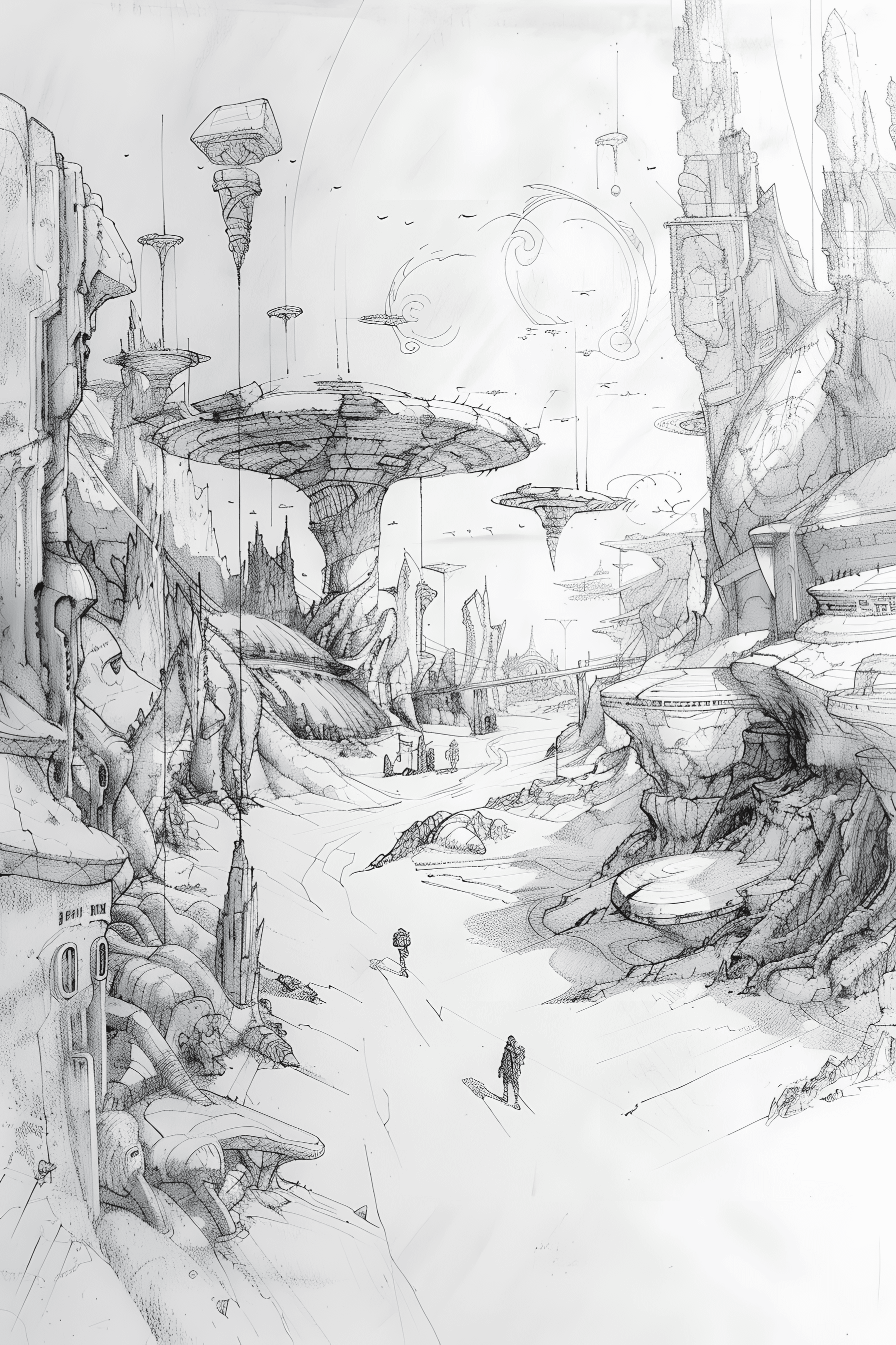 20 Futuristic Cityscape Drawing Ideas - Brighter Craft