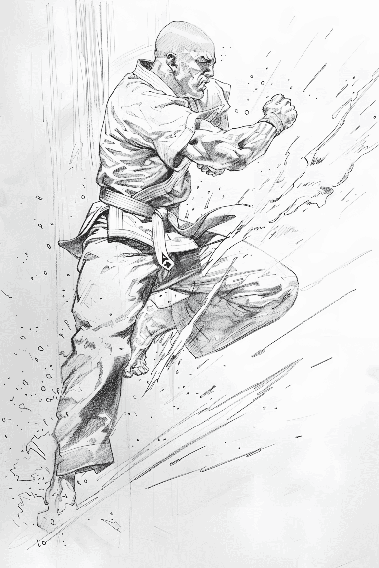 20 Action Pose Drawing Ideas - Brighter Craft