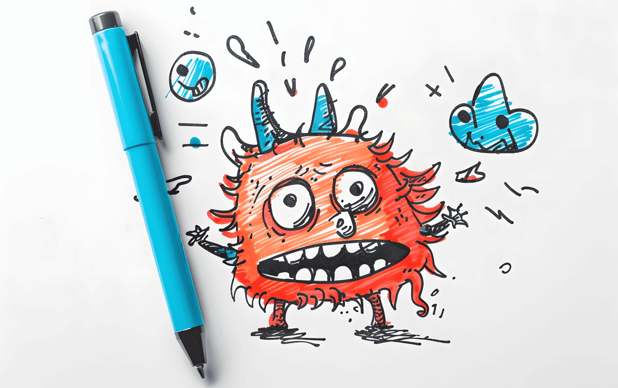 20 Goofy and Lovable Monster Characters to Draw - Brighter Craft
