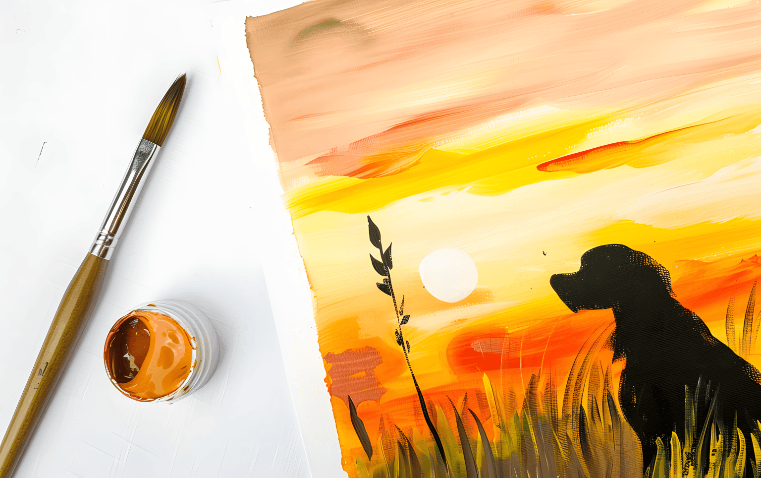 25 Watercolor Sunset Painting Ideas - Brighter Craft Watercolor Sunset ...