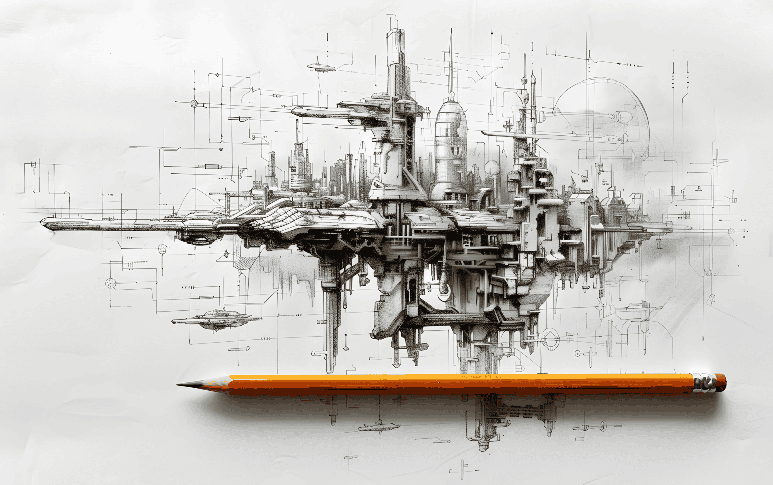 20 Futuristic Cityscape Drawing Ideas - Brighter Craft