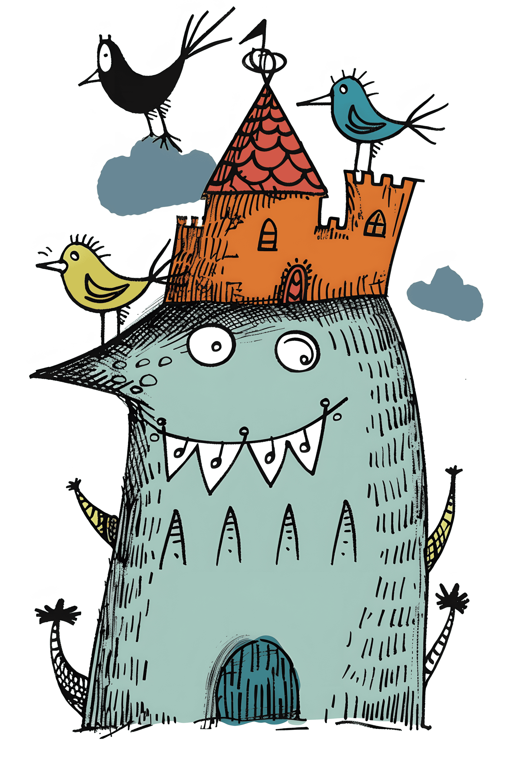 20 Goofy and Lovable Monster Characters to Draw - Brighter Craft