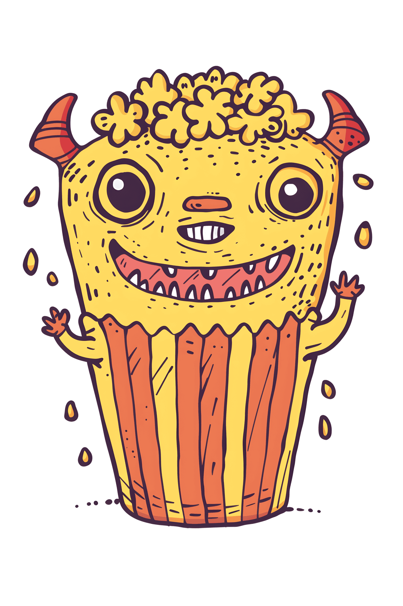 20 Goofy and Lovable Monster Characters to Draw - Brighter Craft
