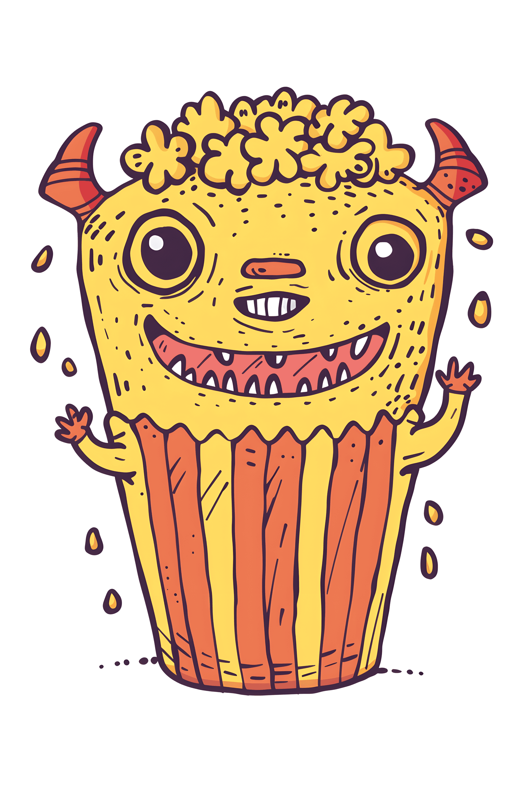 20 Goofy and Lovable Monster Characters to Draw - Brighter Craft