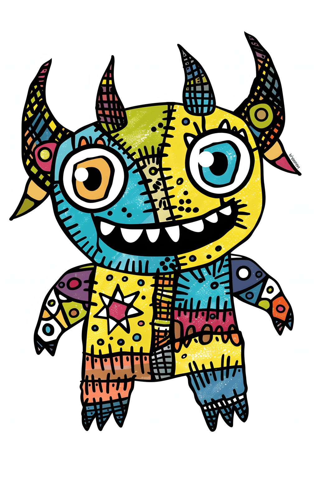 20 Goofy and Lovable Monster Characters to Draw - Brighter Craft