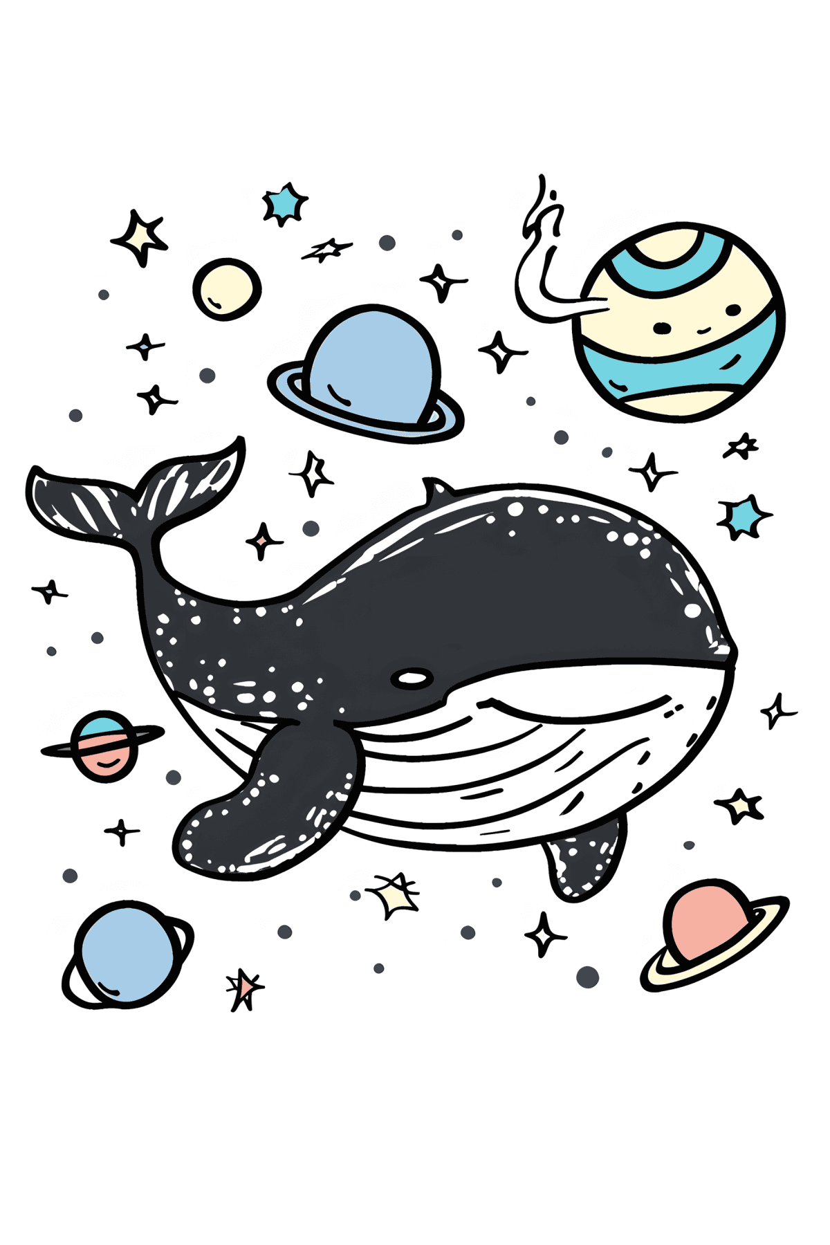 30 Fun and Easy Space-Themed Doodle Ideas - Brighter Craft