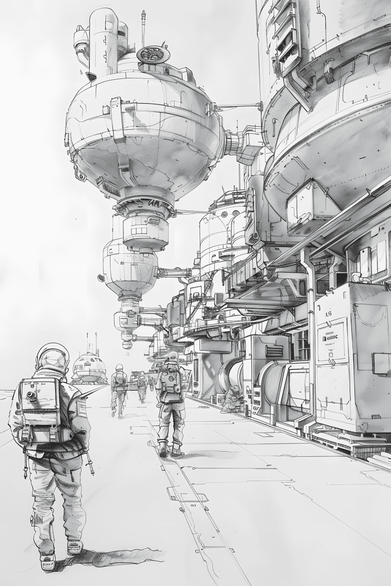 20 Futuristic Cityscape Drawing Ideas - Brighter Craft