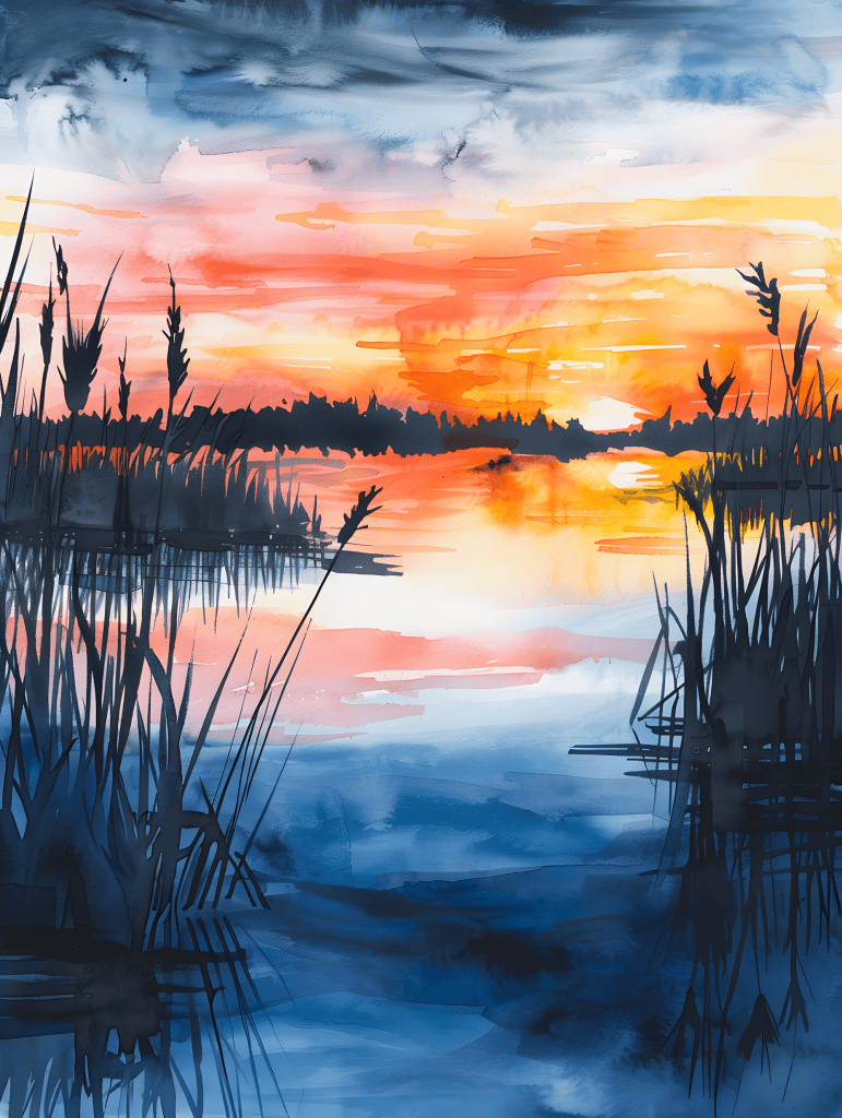 25 Watercolor Sunset Painting Ideas - Brighter Craft Watercolor Sunset ...