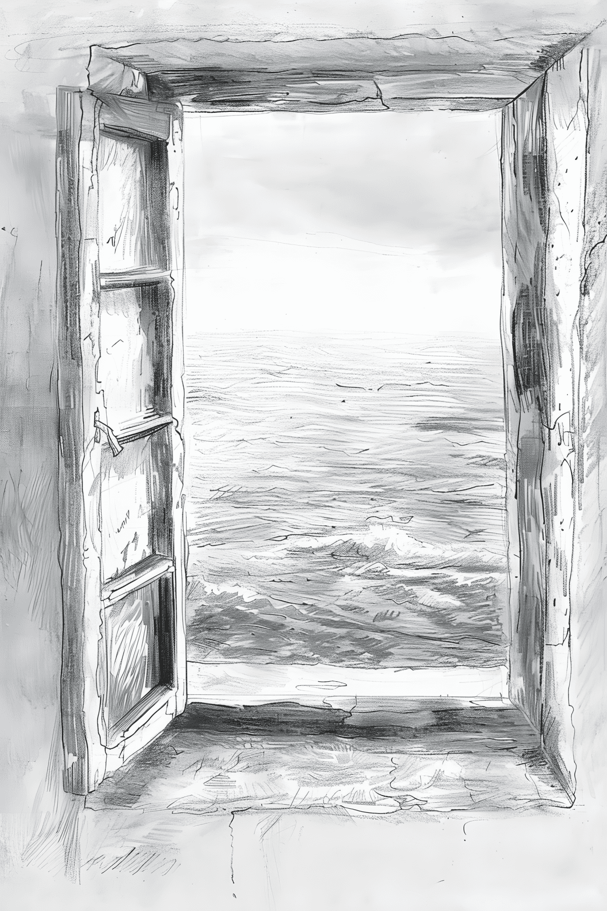 25 Charming Coastal Town Sketches for Seaside Vibes - Brighter Craft
