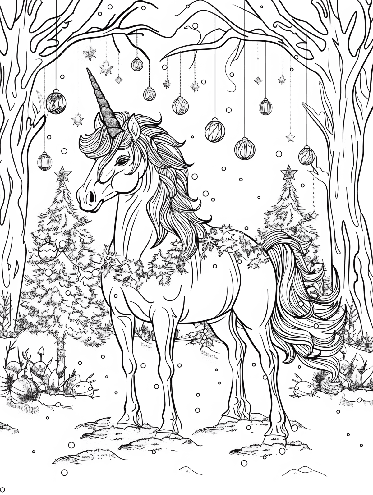 25 Enchanting Unicorn Coloring Pages for All Ages - Brighter Craft