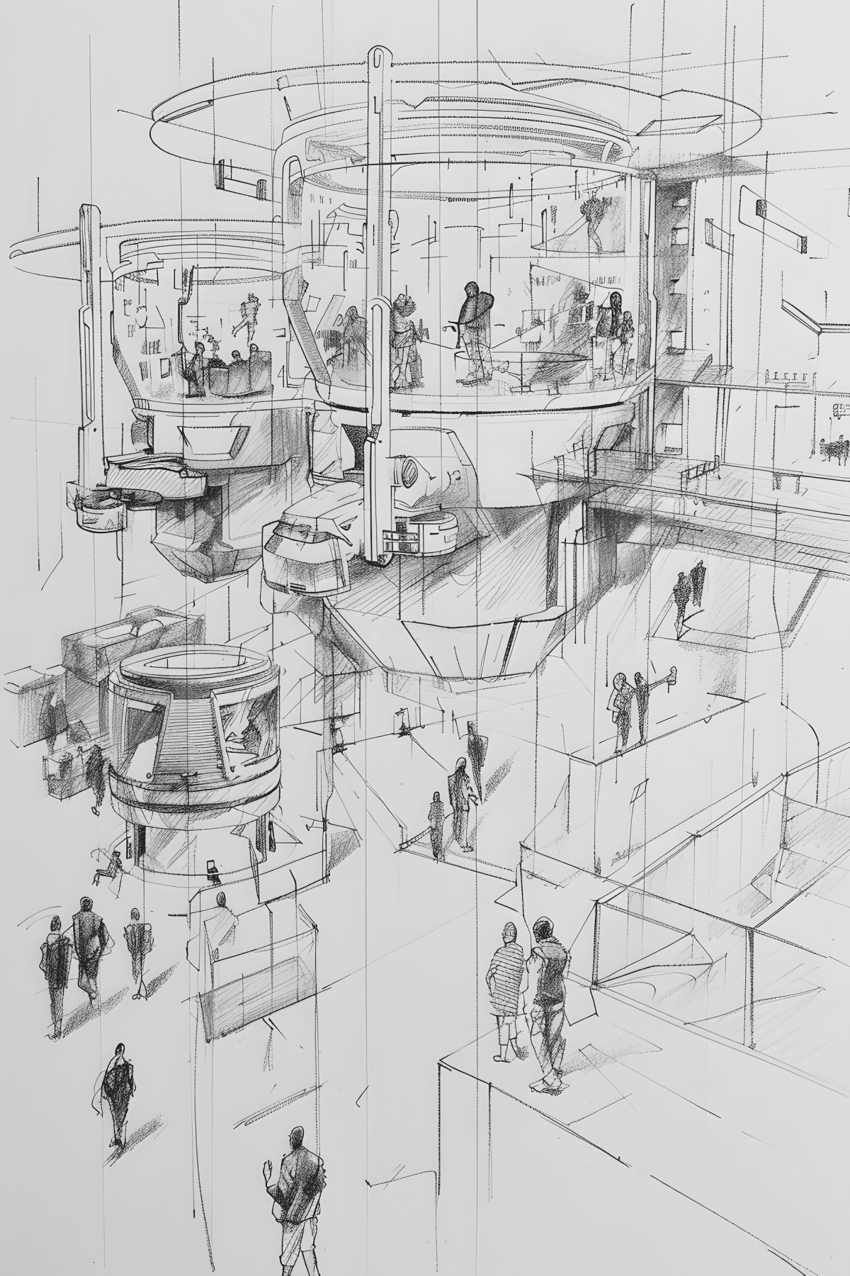 20 Futuristic Cityscape Drawing Ideas - Brighter Craft