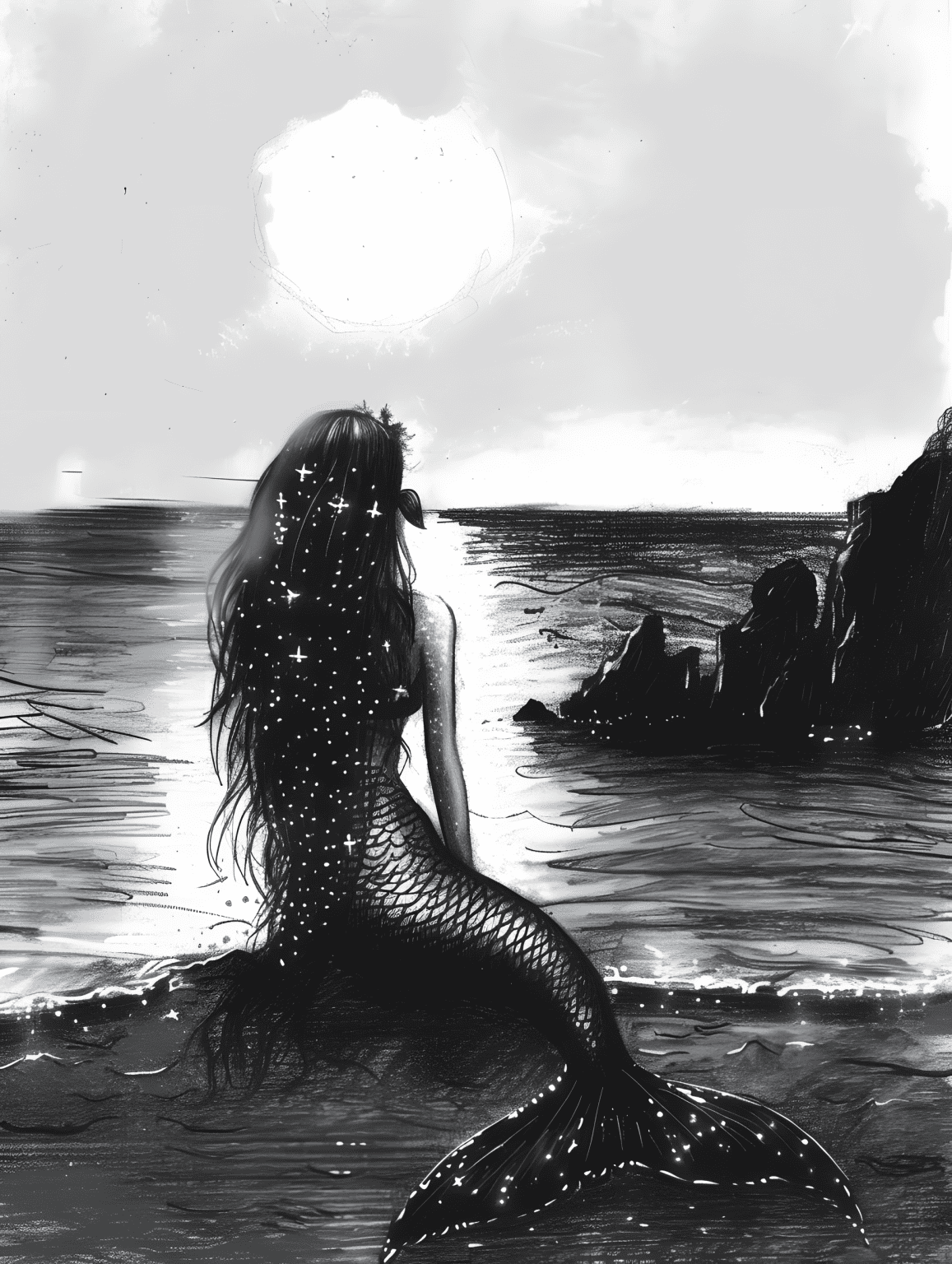 25 Enchanting Mermaid Drawing Ideas for Ocean Lovers - Brighter Craft