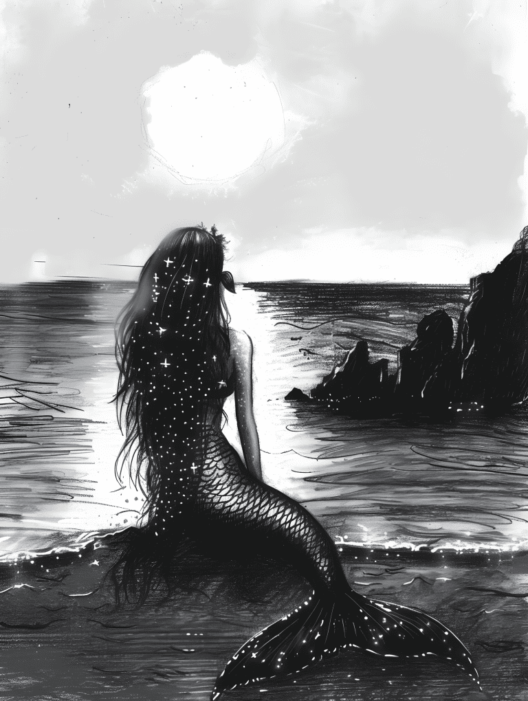 25 Enchanting Mermaid Drawing Ideas for Ocean Lovers - Brighter Craft