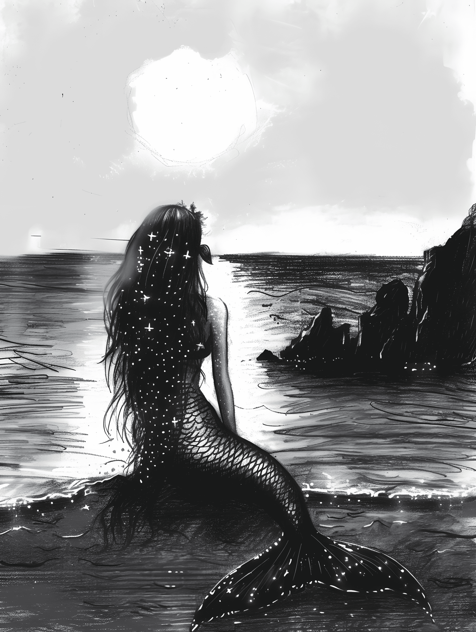 25 Enchanting Mermaid Drawing Ideas for Ocean Lovers - Brighter Craft