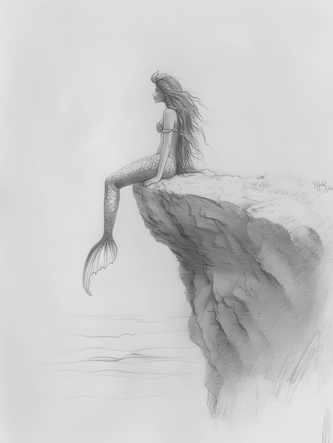 25 Enchanting Mermaid Drawing Ideas for Ocean Lovers - Brighter Craft