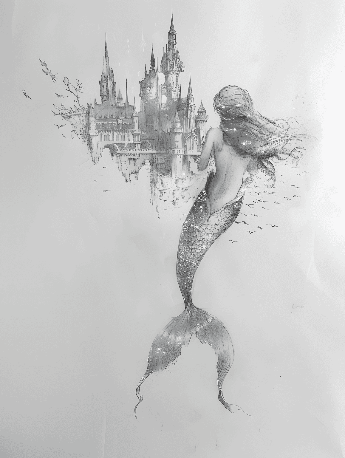 25 Enchanting Mermaid Drawing Ideas for Ocean Lovers - Brighter Craft